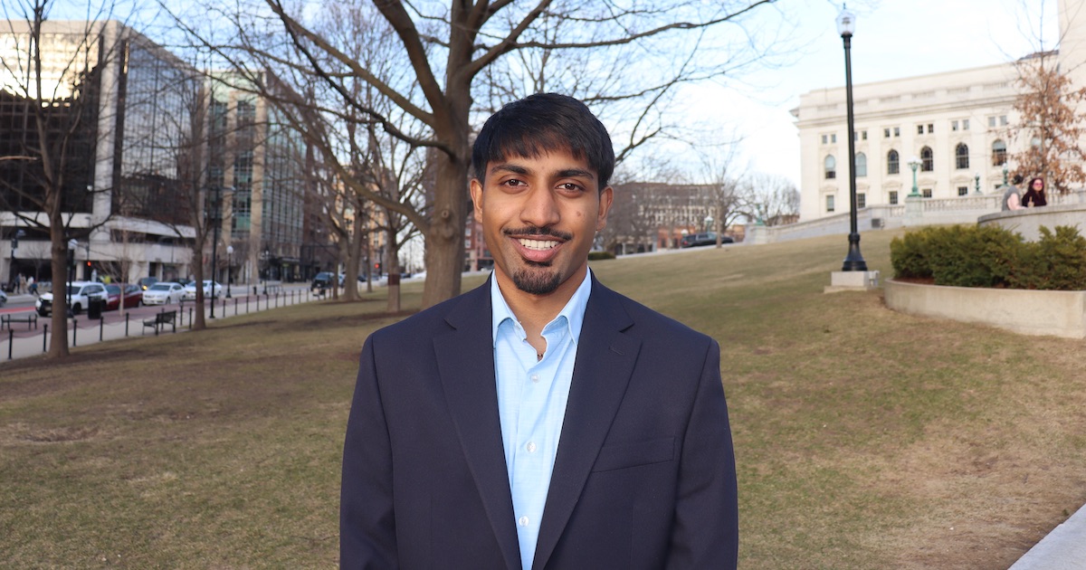 Q&A with 2025 spring graduate, Shrey Narayanan - School of Education